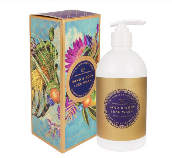 Sapphire Coast - Lotus Flower and Sweet Orange Hand & Body Wash 500ml ...